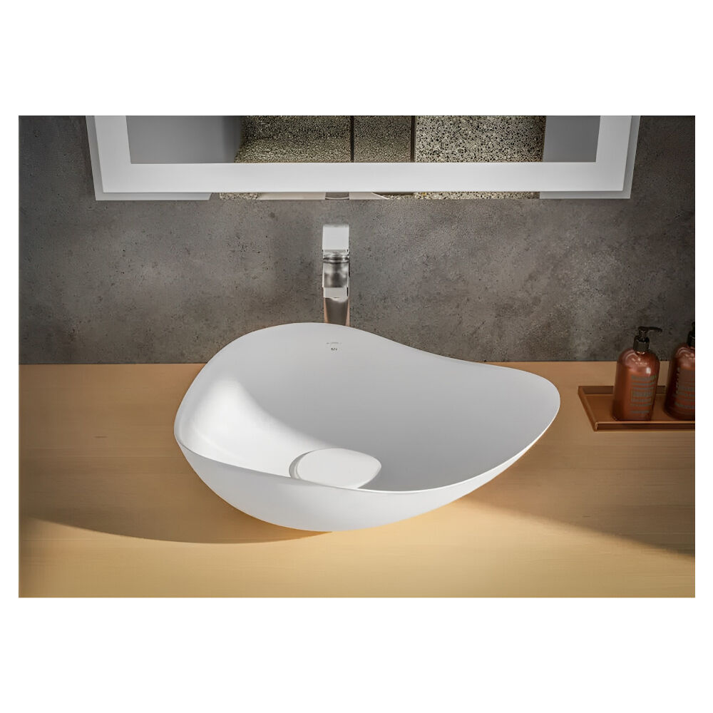 Cuba de Apoio Oval 54x37cm Ruy Ohtake Roca