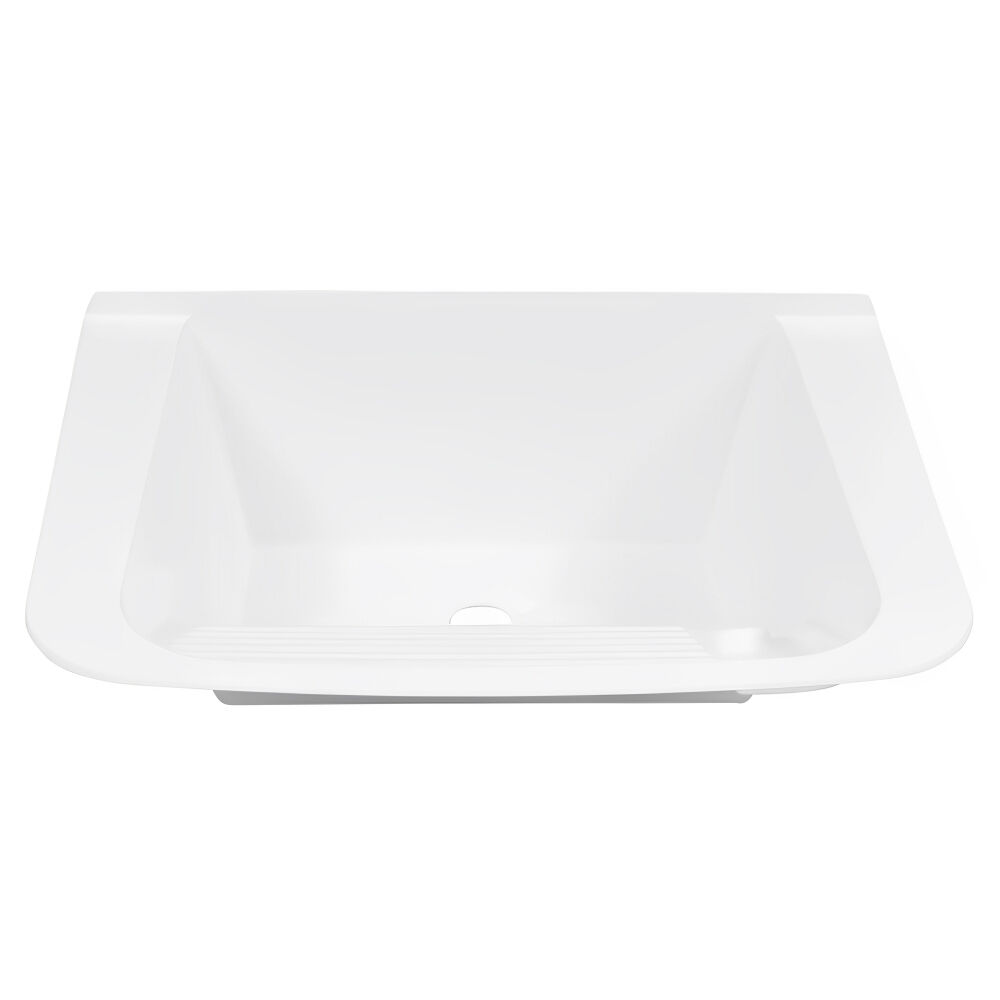 Tanque Sintético de Fibra Simples 20L 56x43cm TF56BR Branco Decoralita | Amigo Construtor