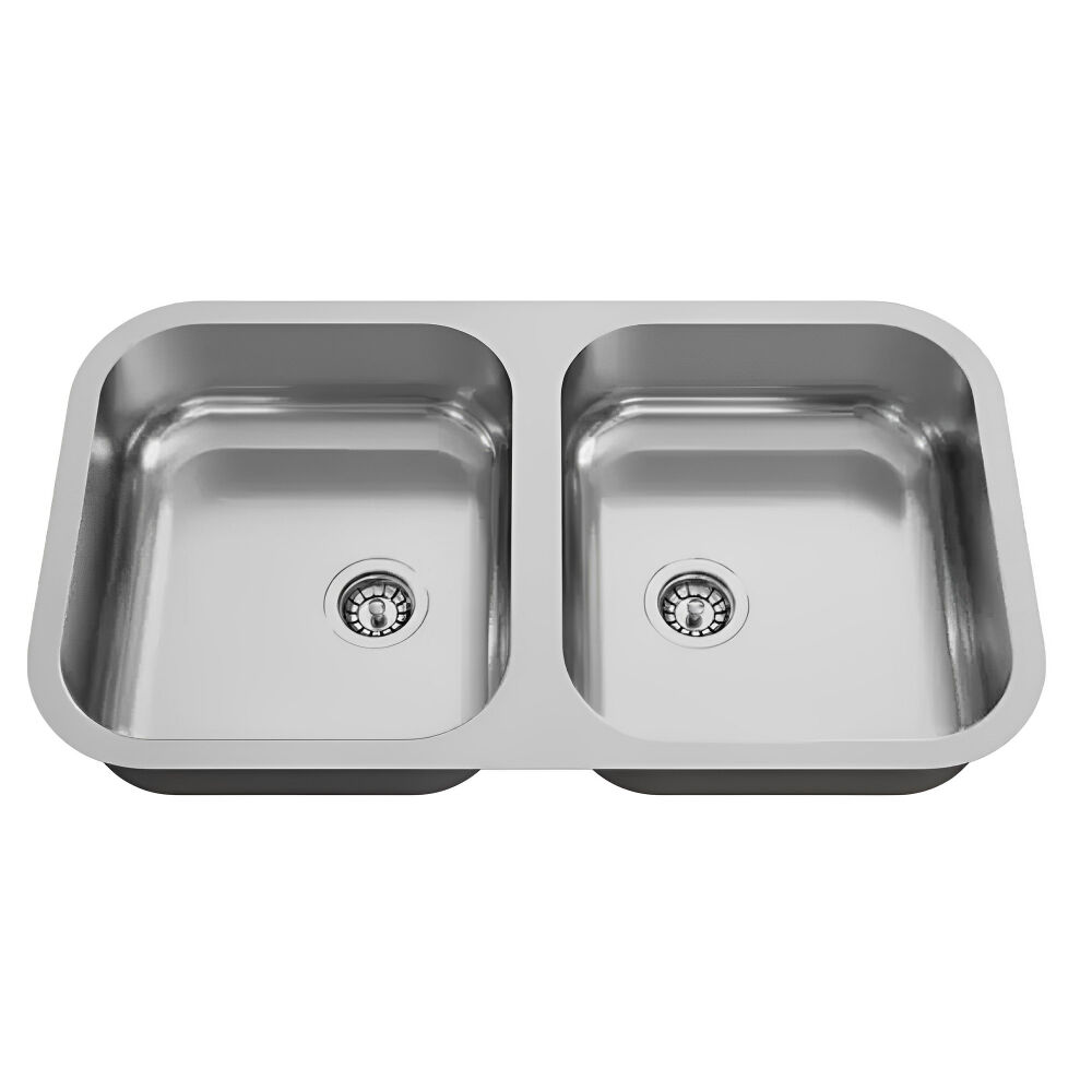 Cuba de Inox Dupla Plus N3 Polida 74x40cm Ghelplus