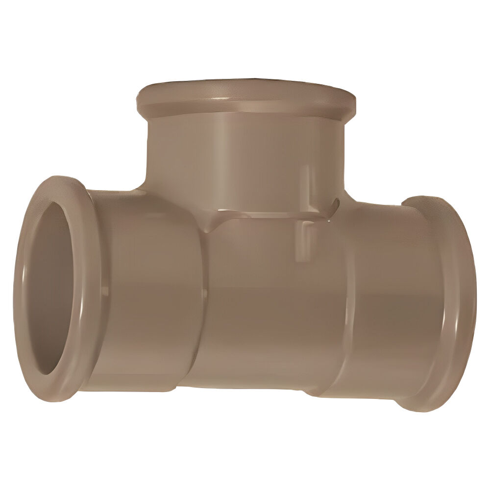Tê Soldável PVC 50mm Marrom Amanco | Amigo Construtor