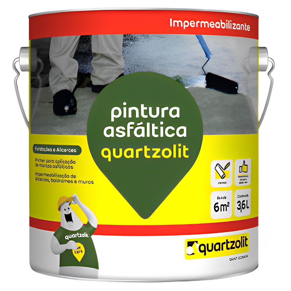 Impermeabilizante Pintura Asfáltica Quartzolit