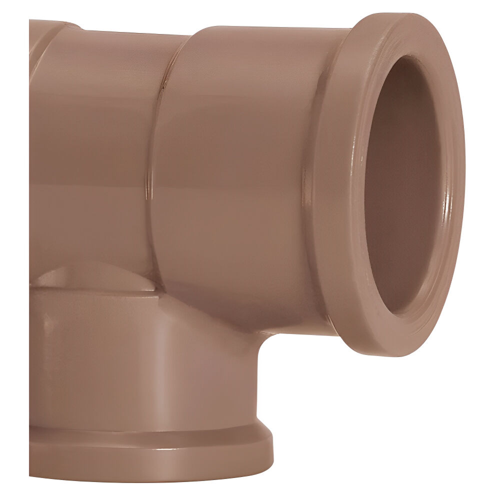 Tê de Redução Soldável PVC Marrom Amanco