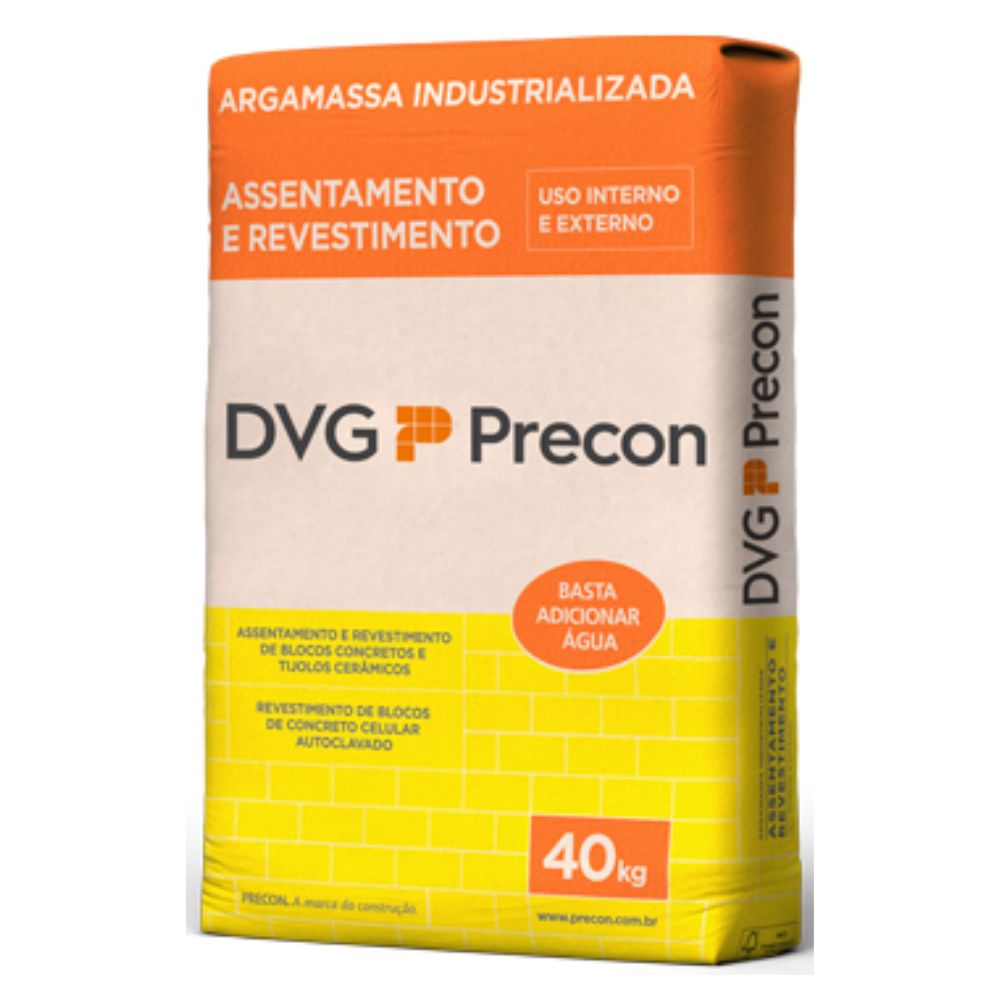 Argamassa Uso Interno e Externo de Assentamento e Revestimento para ...